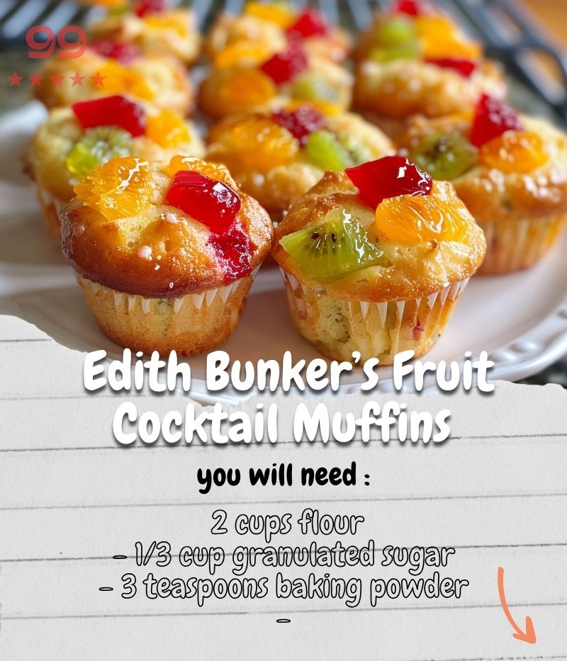 Edith Bunkers Fruit Cocktail Muffins Page 2 99easyrecipes